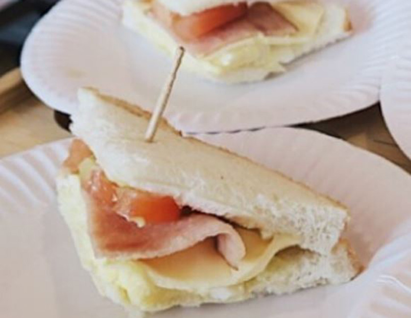 Croissant Sandwich Live Station Singapore | Corporate Tea Break