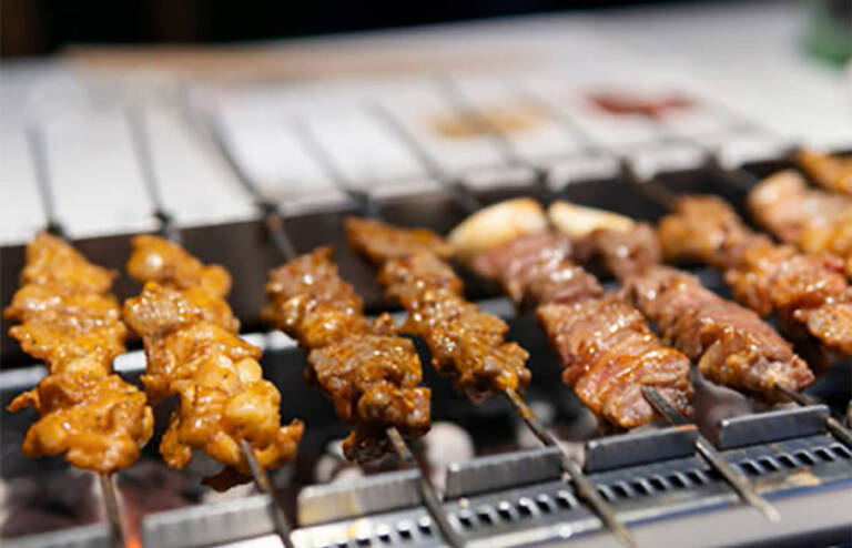 Chicken Satay Live Station Rental Singapore | Local Catering